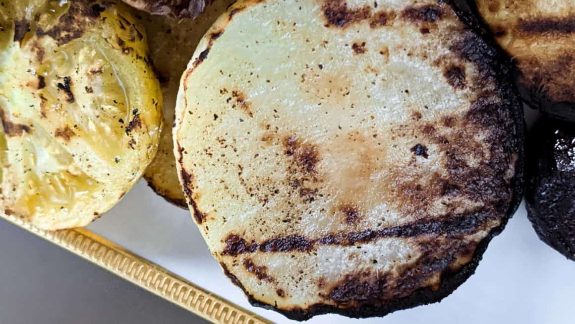 Delicate Grilled Kohlrabi • BITTERTREATS